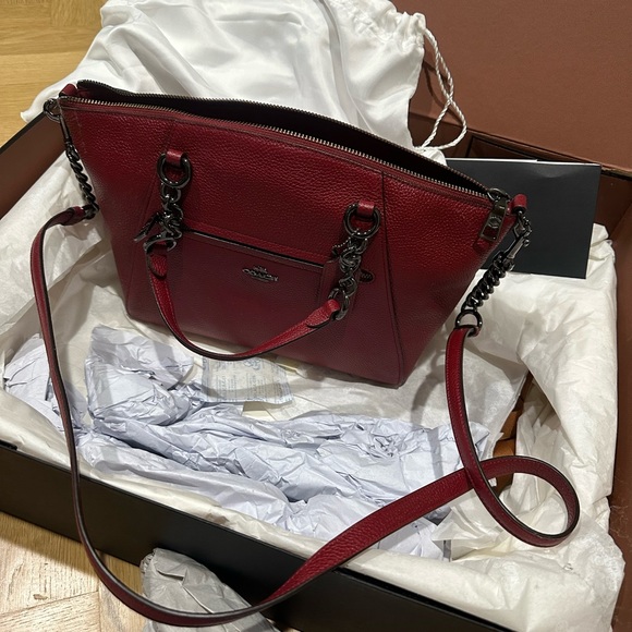 Coach | Bags | Burgundy Coach Bag | Poshmark